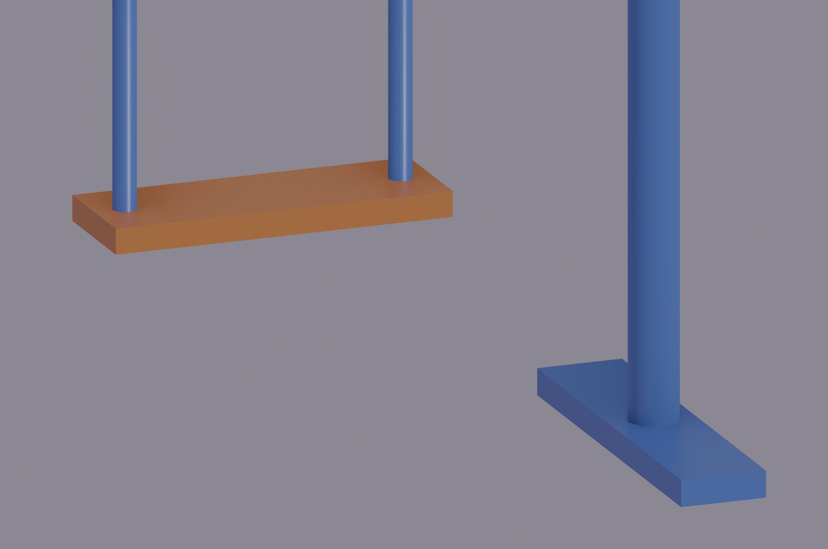 3D Swings Low Poly - TurboSquid 2058245