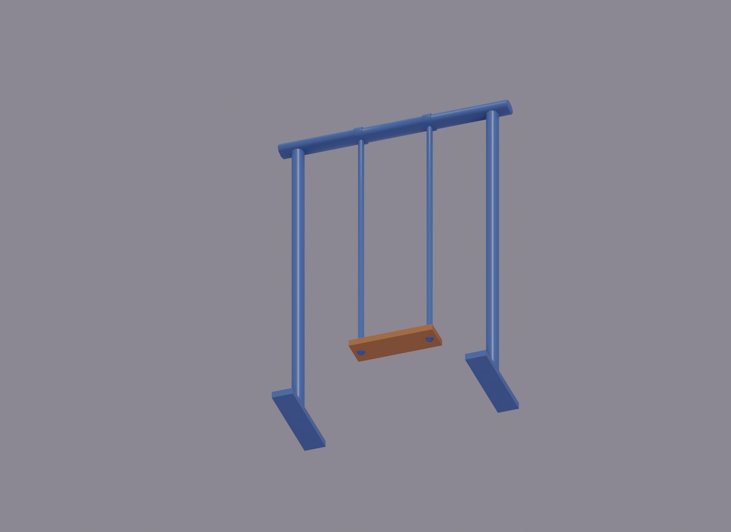 3D Swings Low Poly - TurboSquid 2058245