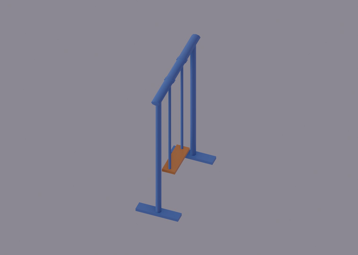 3D Swings Low Poly - TurboSquid 2058245