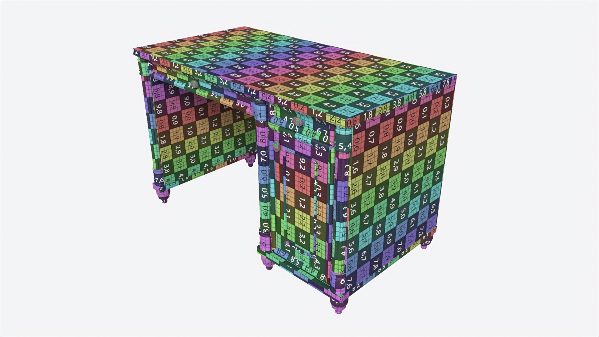 3D Cilek Romantic Study Desk - TurboSquid 2120683