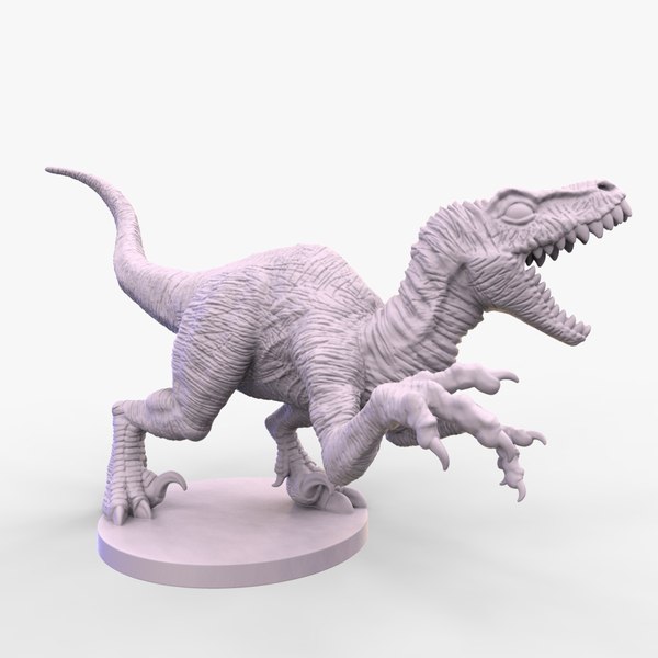 modelo 3d Raptor Dinosaur Sculpture - TurboSquid 2050279