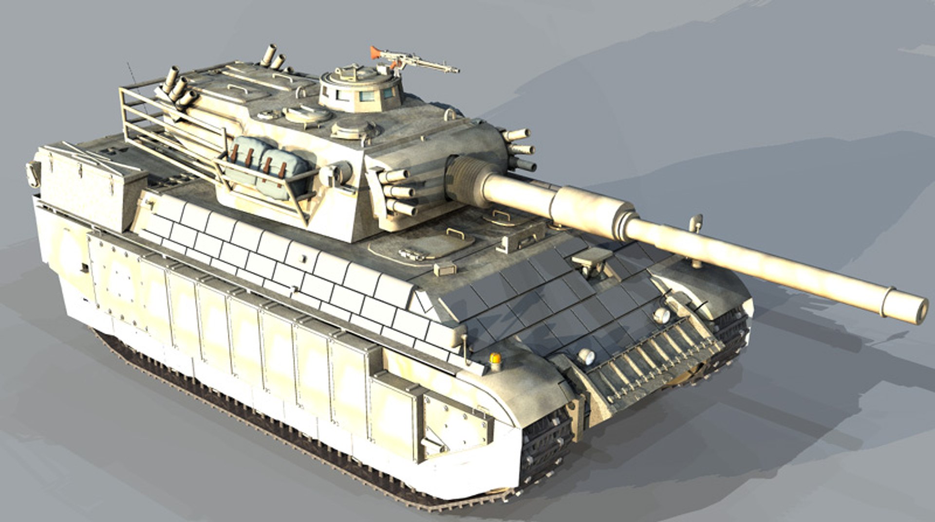 3d 3ds Upgrade Panther Tank