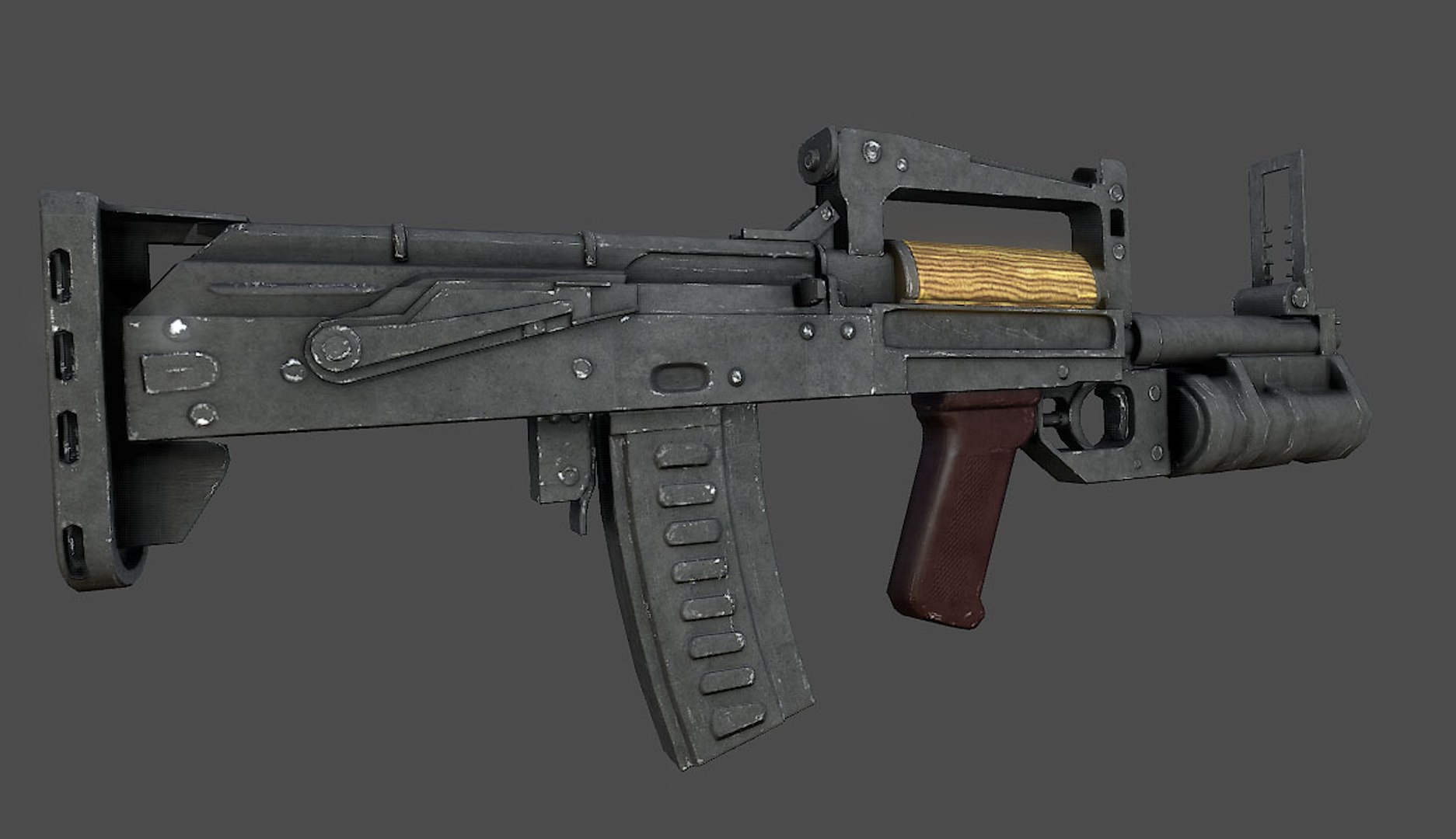 Groza Oc Grenade Launcher 3d Model