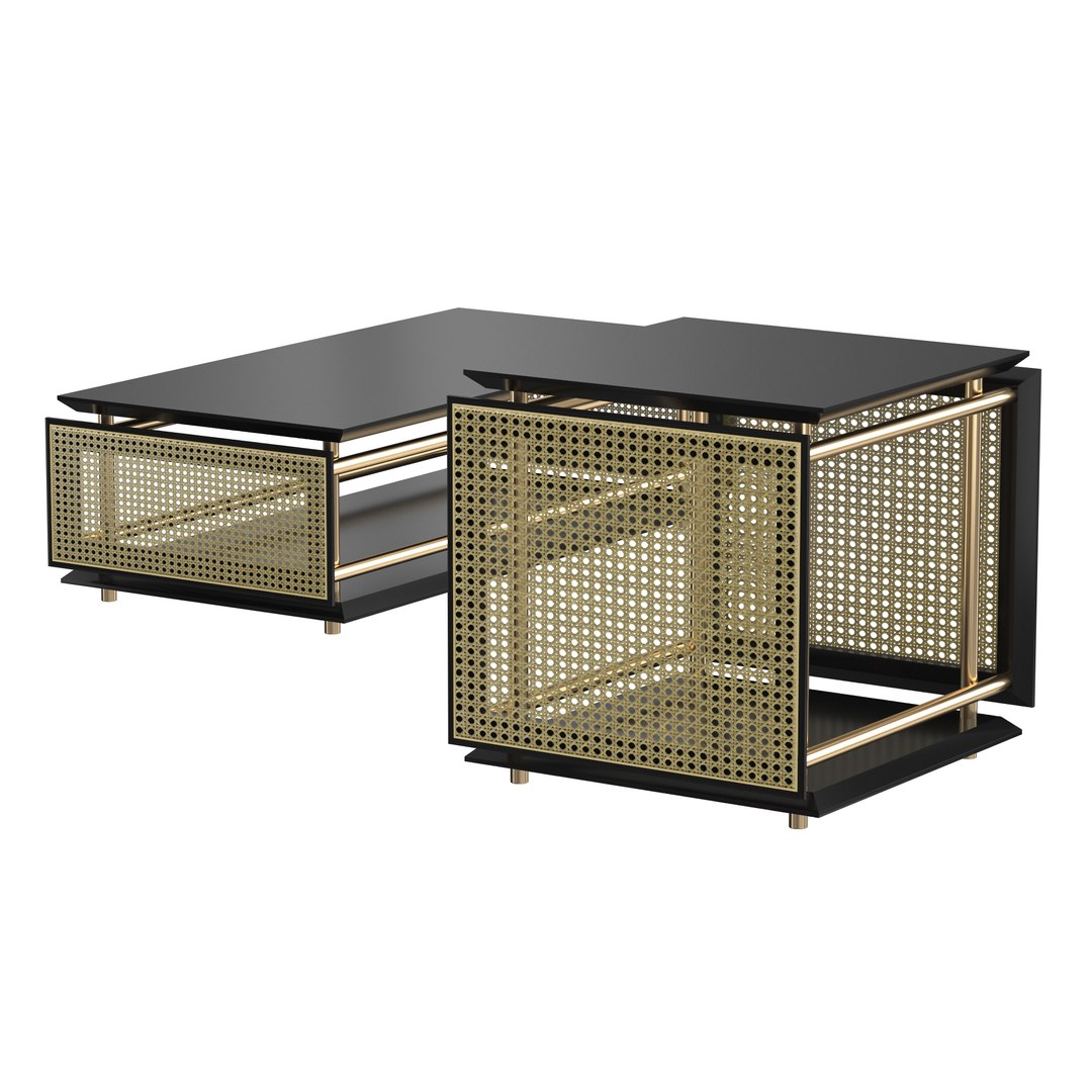 Wiener Box Coffe Table 3D - TurboSquid 1997179
