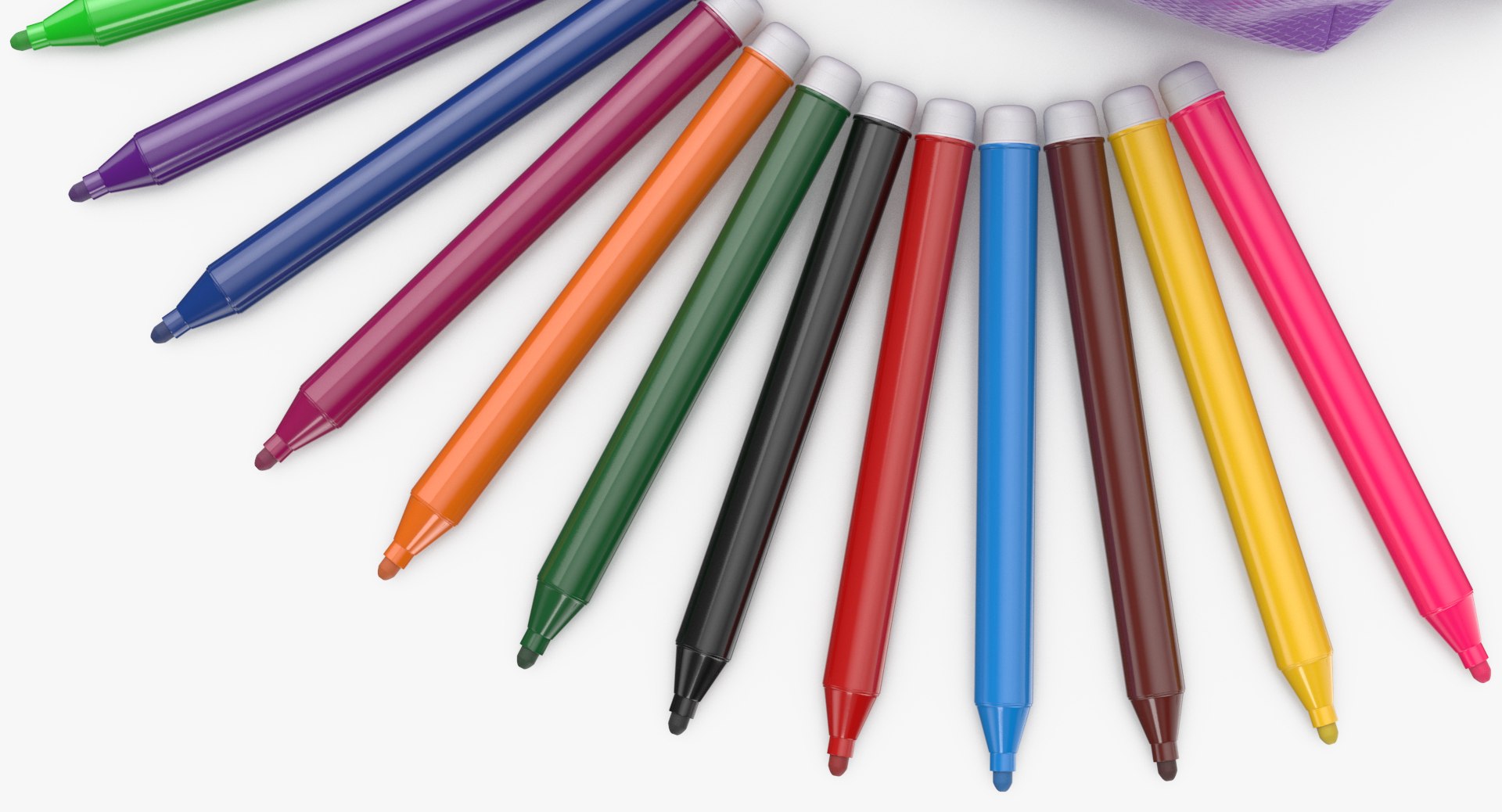 3D Model Felt-tip Pens - TurboSquid 1255903