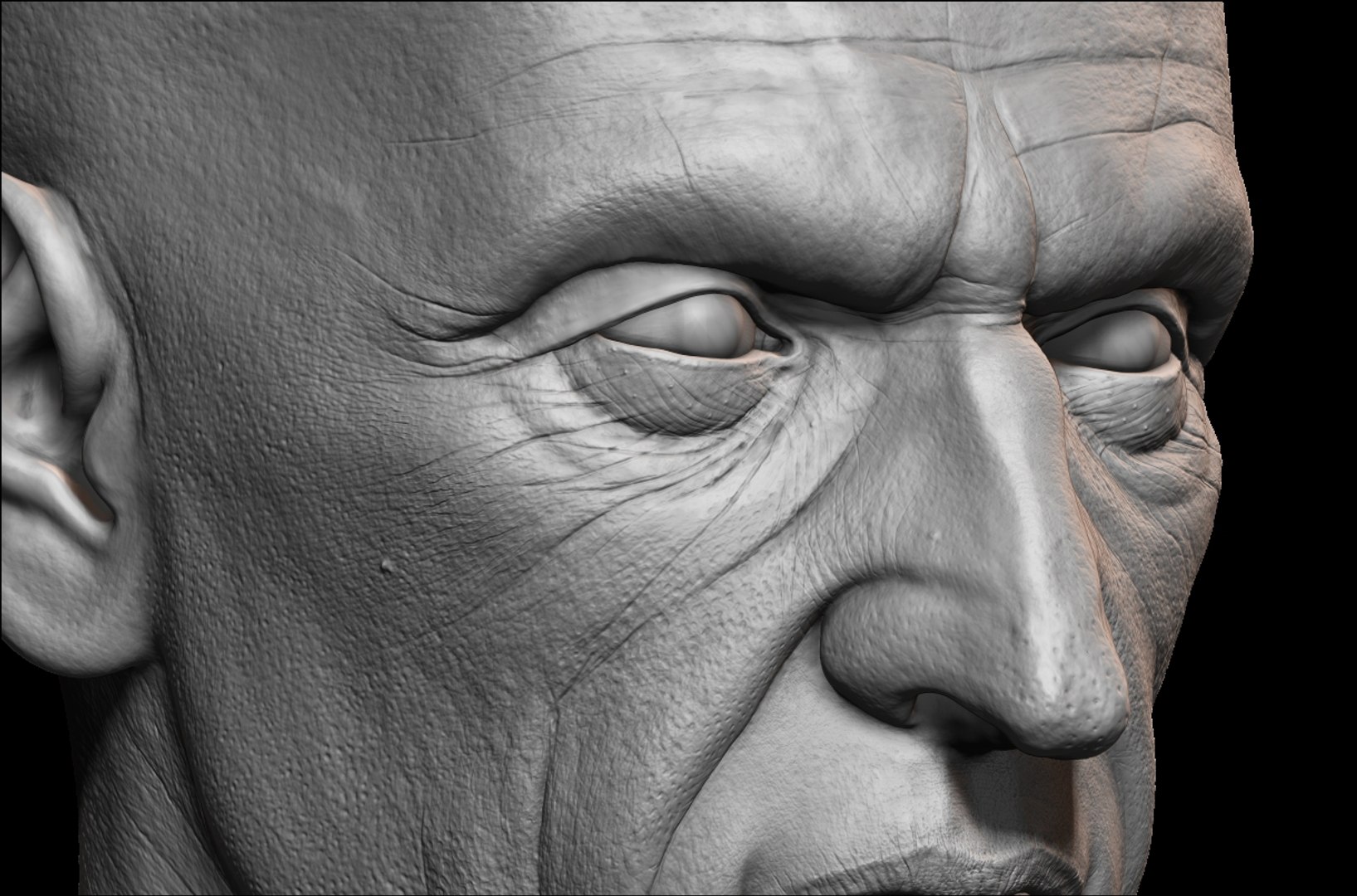 3D Male Face Uv | 1142824 | TurboSquid
