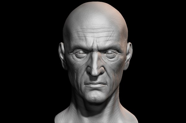 3D male face uv | 1142824 | TurboSquid