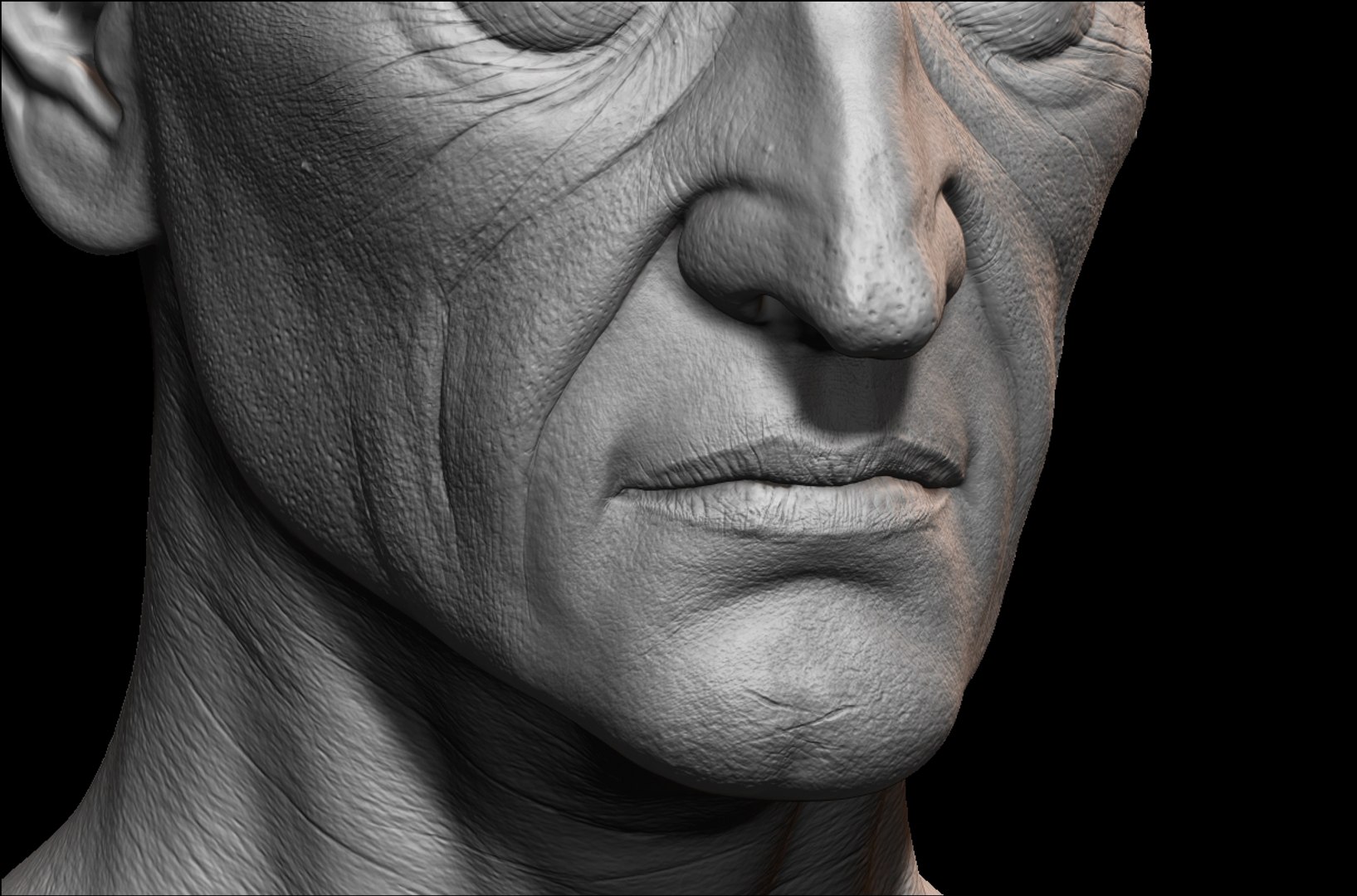 3D Male Face Uv | 1142824 | TurboSquid