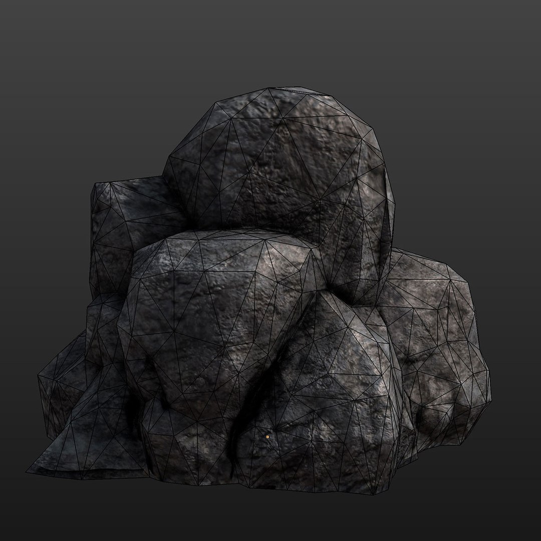 rock large 3d model