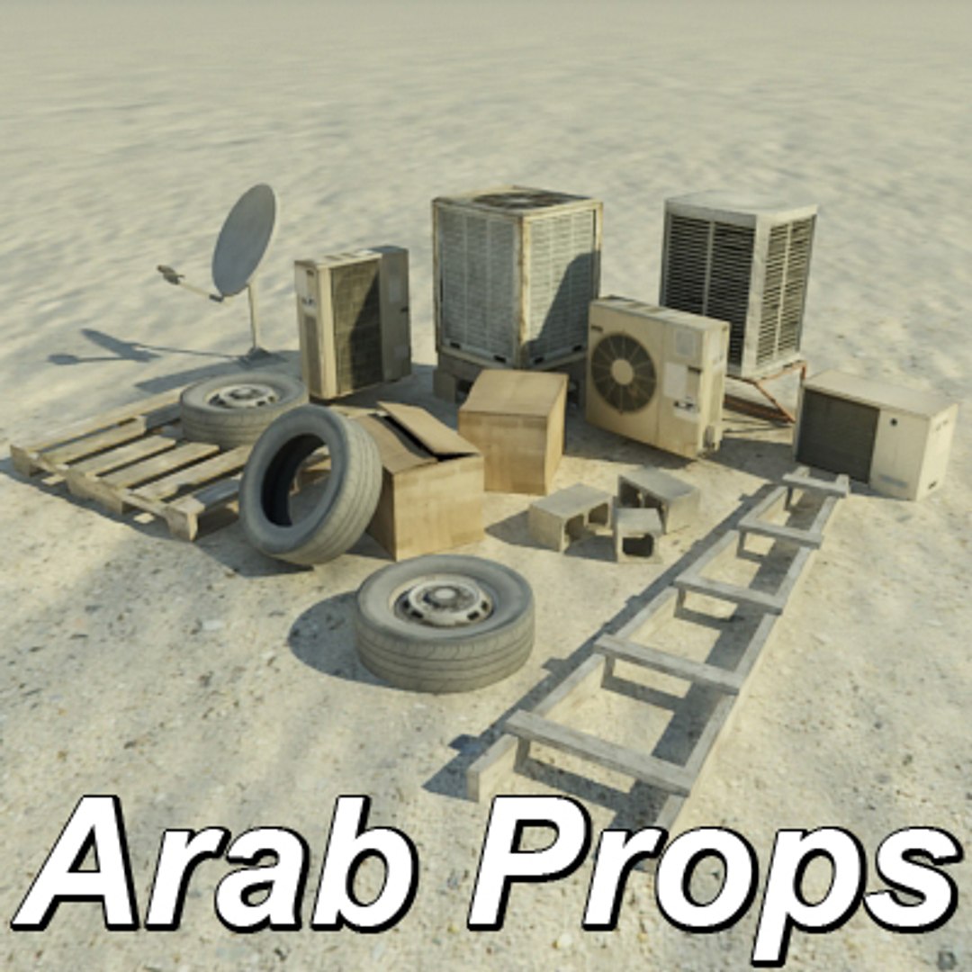 Truax Arab Street Props 3d Max