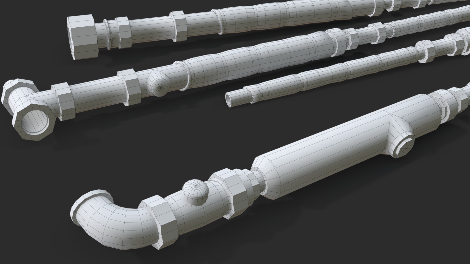 3D Model Plumbing Pipe Weapon Pack - TurboSquid 1692000