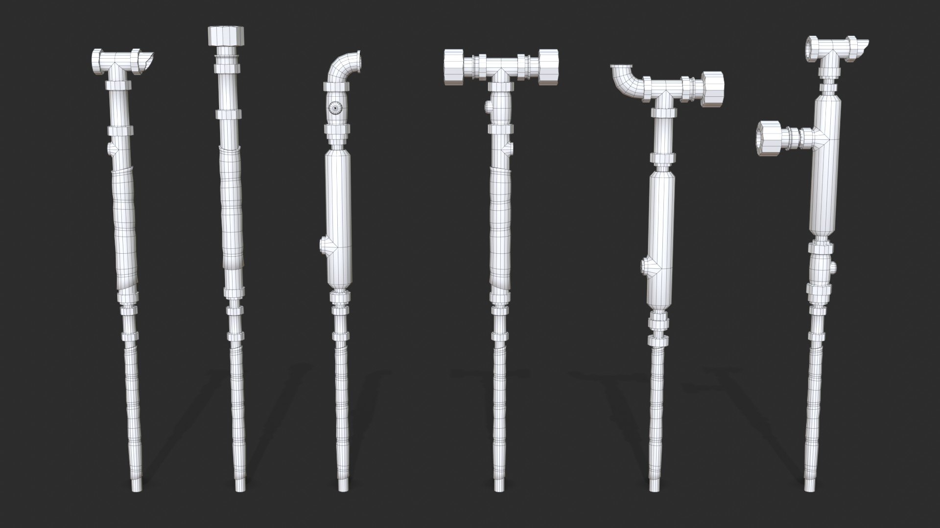 3D Model Plumbing Pipe Weapon Pack - TurboSquid 1692000