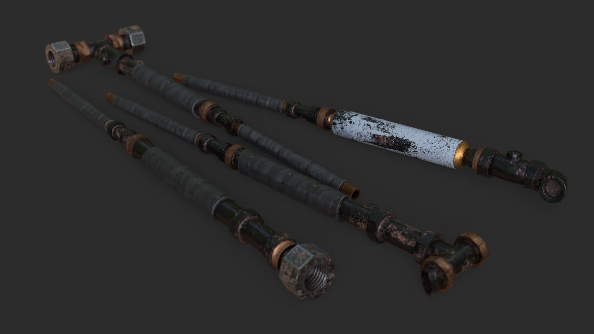 3D Model Plumbing Pipe Weapon Pack - TurboSquid 1692000