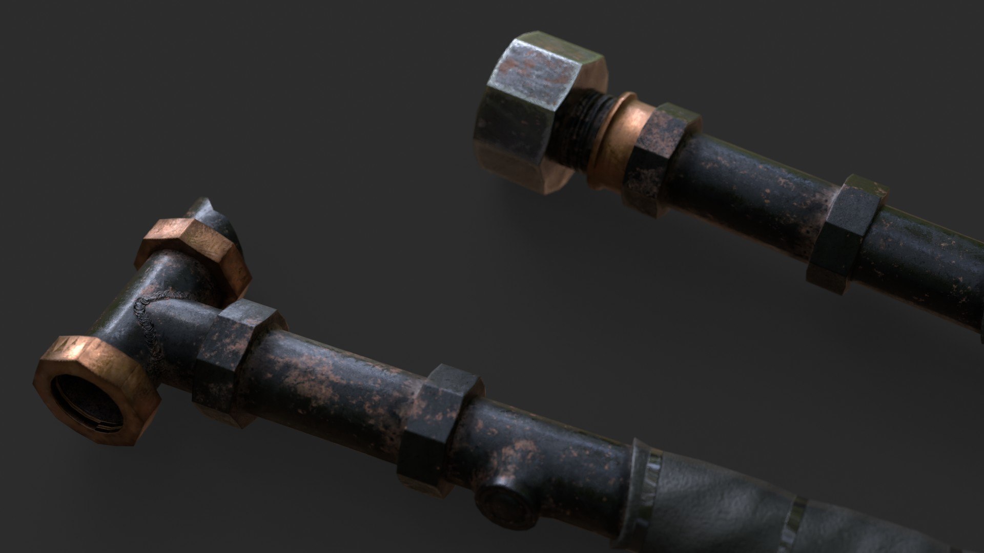 3D Model Plumbing Pipe Weapon Pack - TurboSquid 1692000