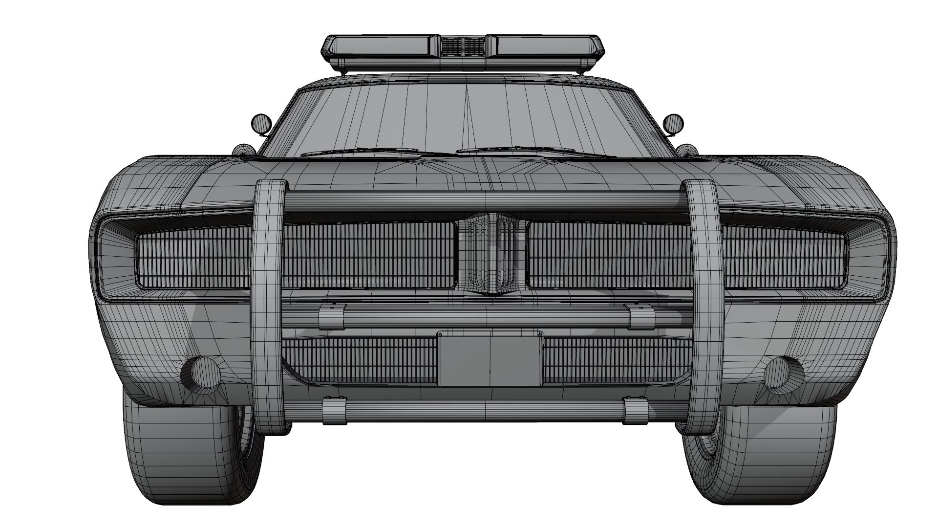 Classic Police Car Realistic And Game Ready 3D - TurboSquid 2344895