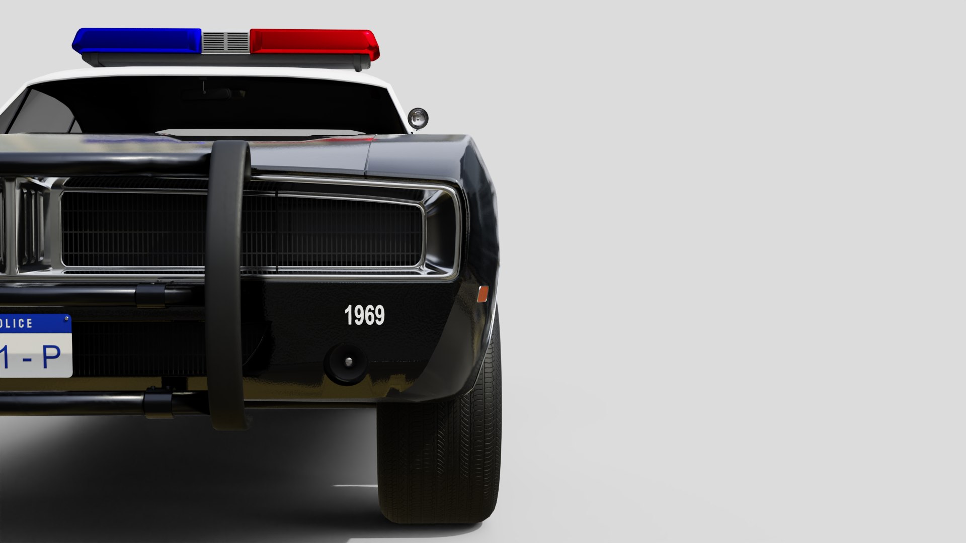 Classic Police Car Realistic And Game Ready 3D - TurboSquid 2344895