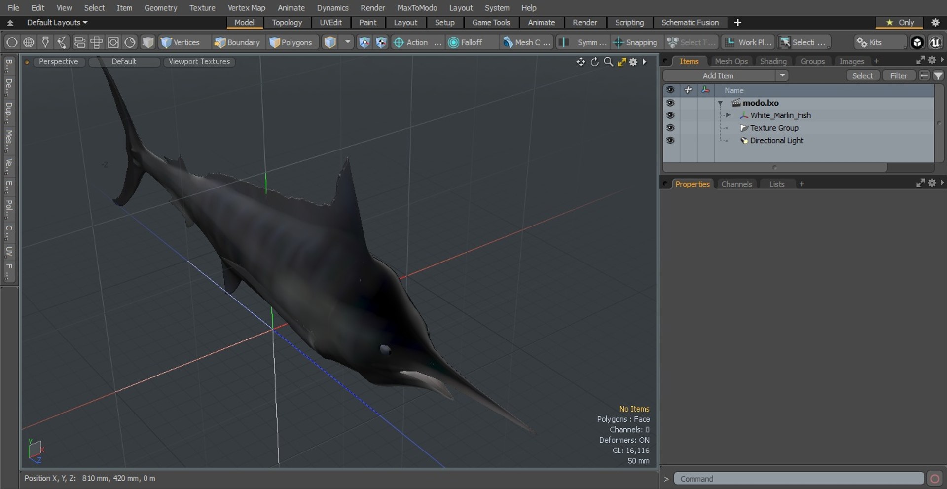 White Marlin Fish 3D Model - TurboSquid 1992404