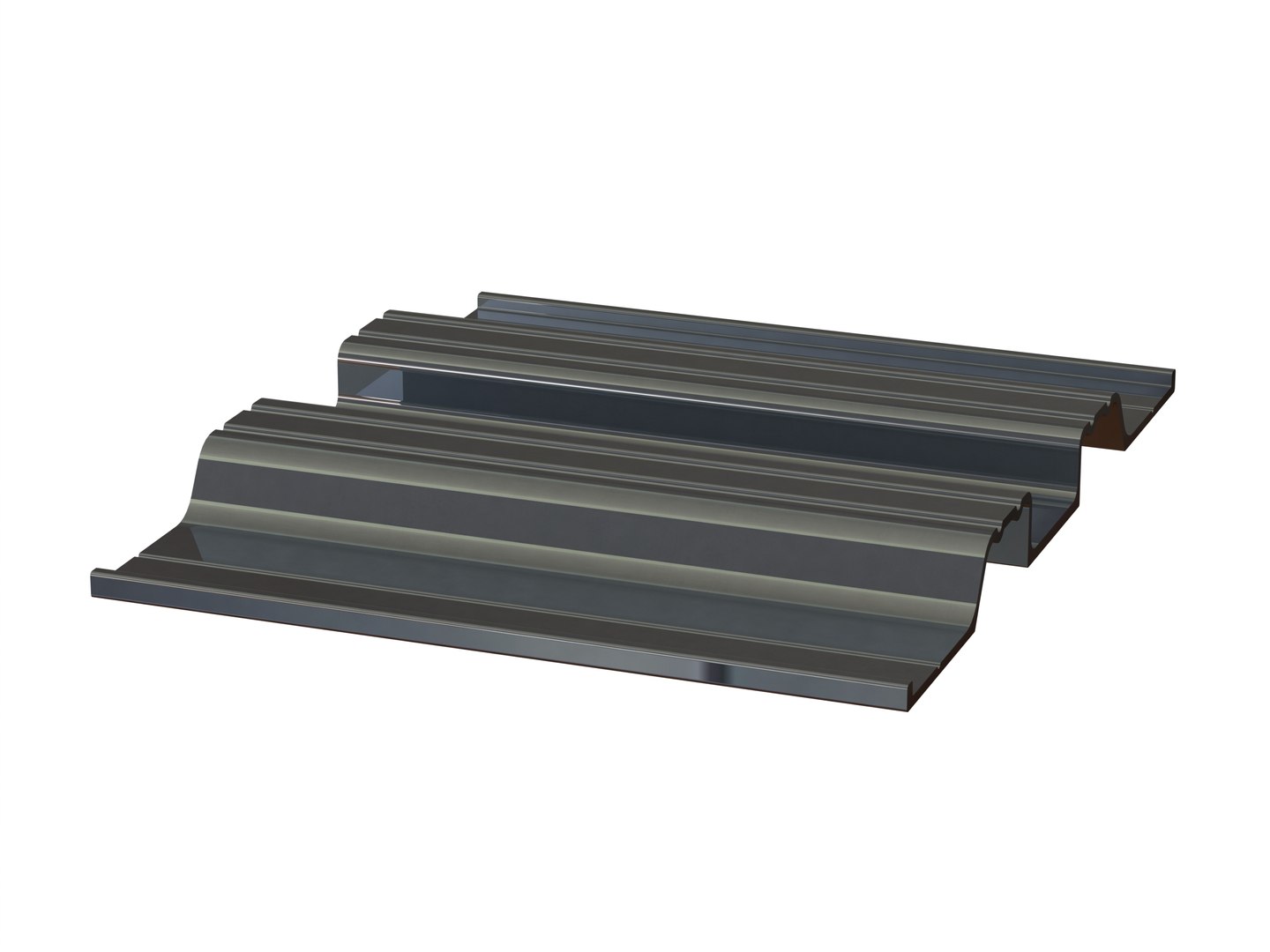 3D Aluminum Extruded Truck or Trailer Deck Plank - TurboSquid 2161507