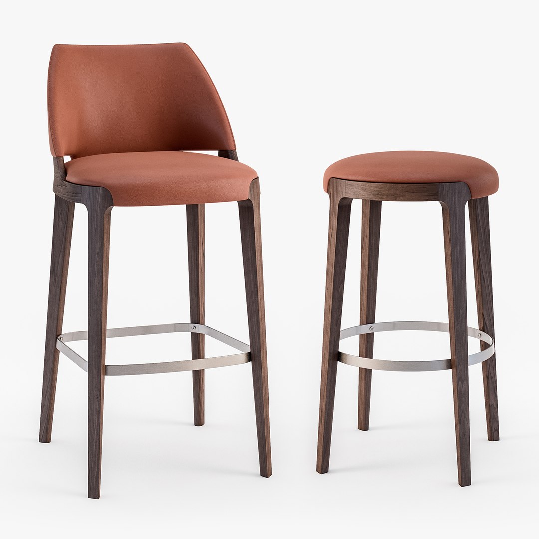 3D potocco velis barstool - TurboSquid 1248755