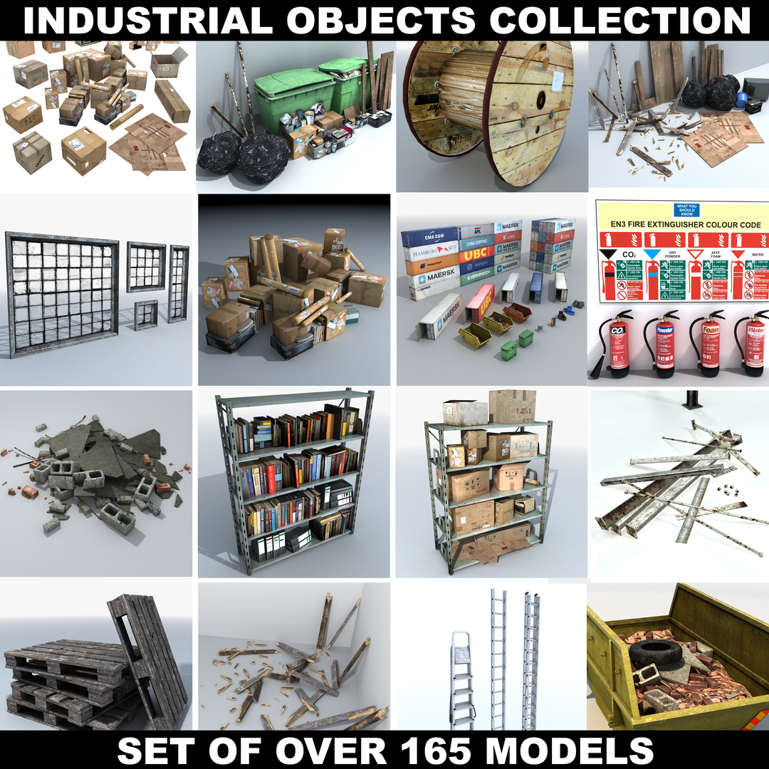 Object industrial factory 3D model - TurboSquid 1501756