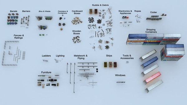 Object industrial factory 3D model - TurboSquid 1501756