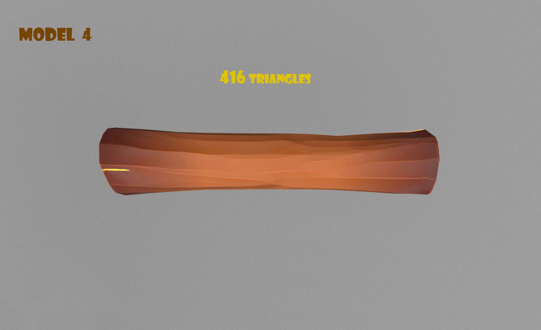 Cartoon Log Styled Set 3D Model - TurboSquid 1589471