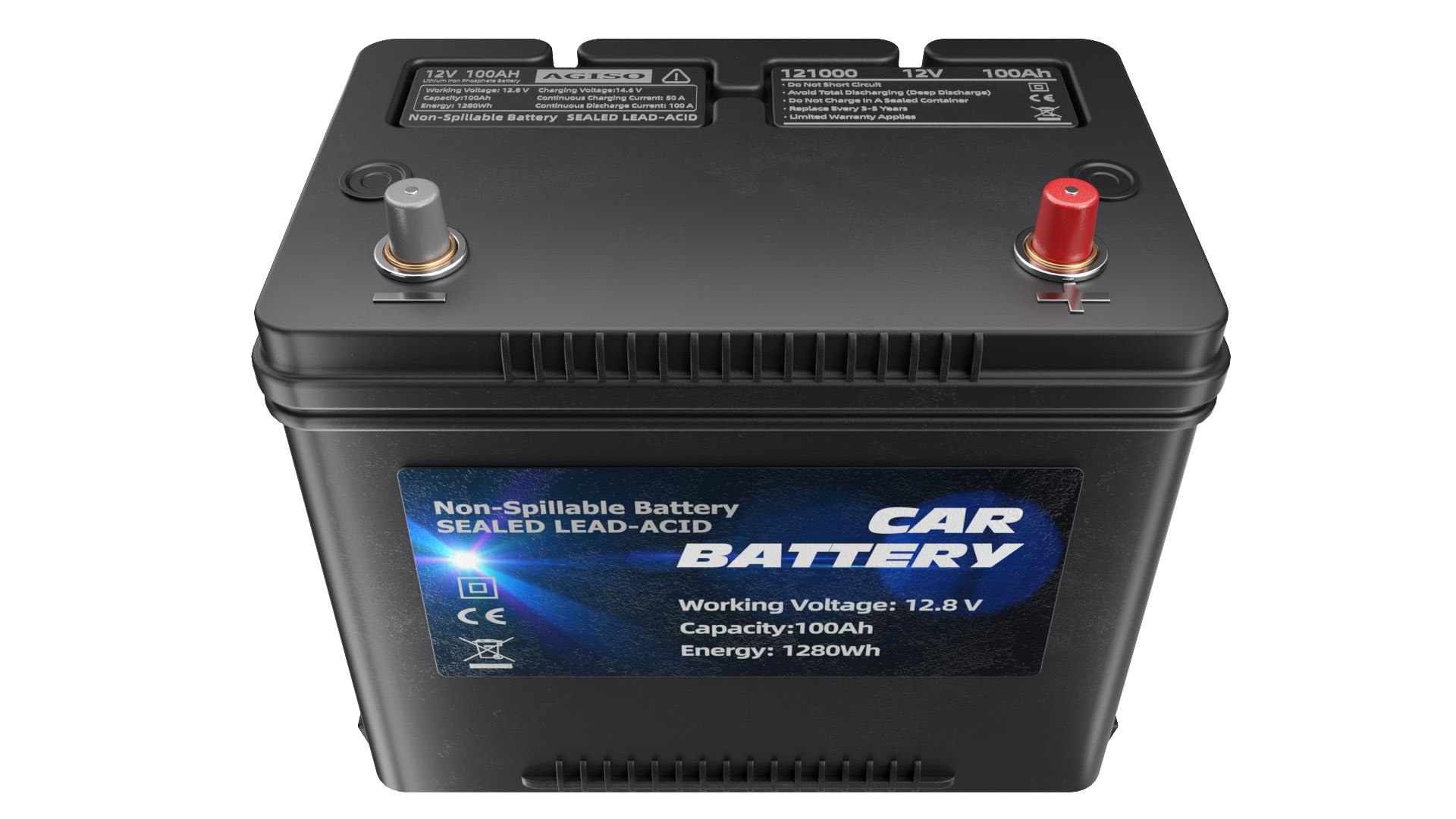 Car Battery Lead Acid Batteries 3D Model Octane Render 3D Model ...