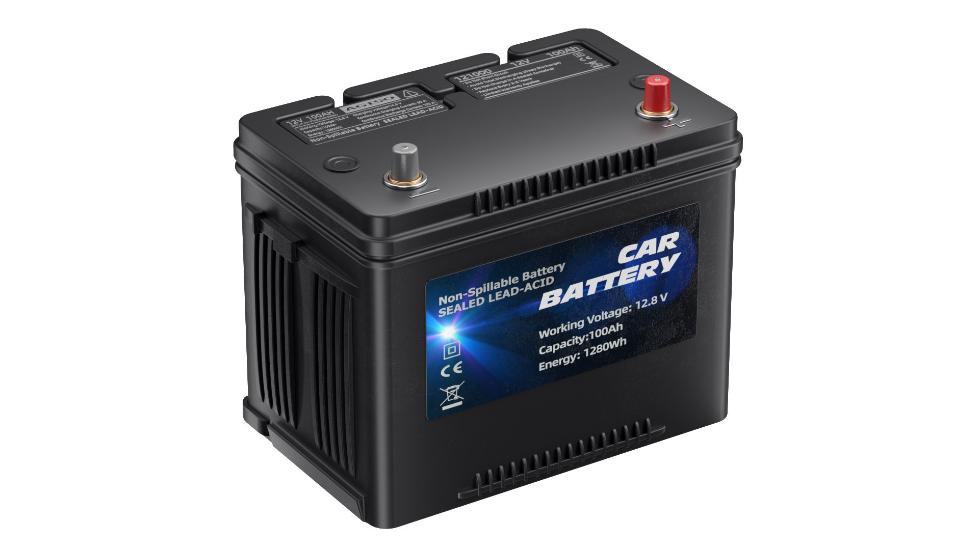 Car Battery Lead Acid Batteries 3D Model Octane Render 3D Model ...