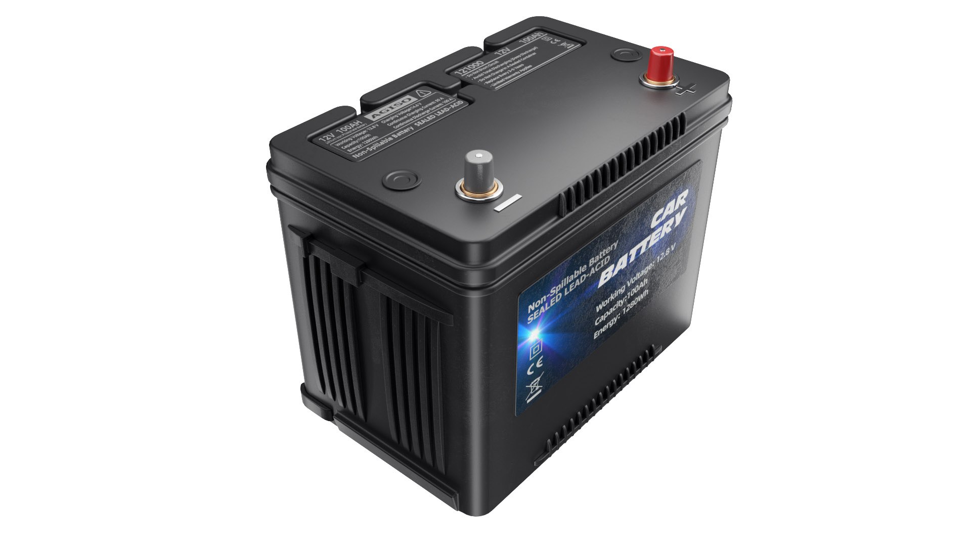 Car Battery Lead Acid Batteries 3D Model Octane Render 3D Model ...