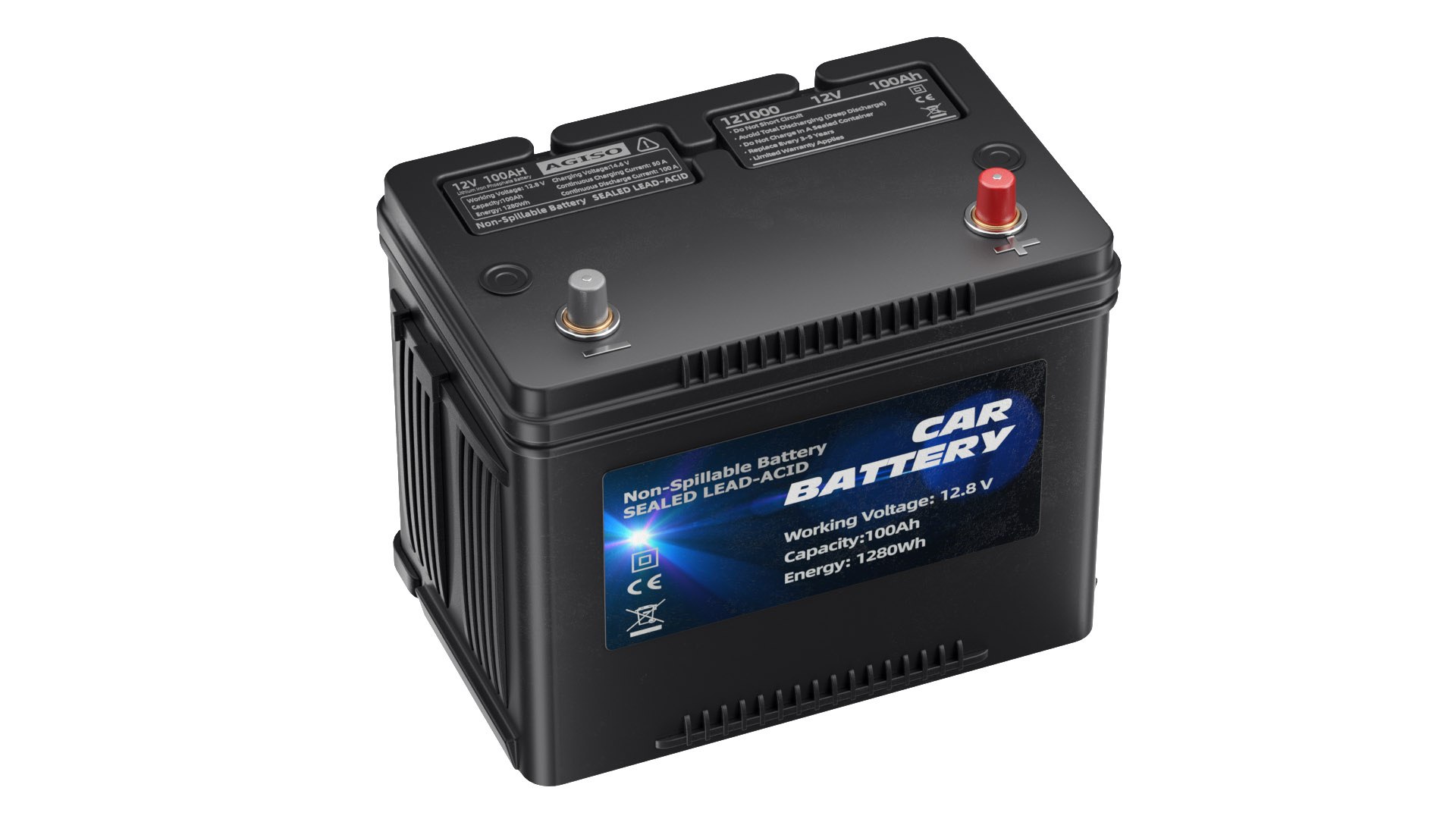 Car Battery Lead Acid Batteries 3D Model Octane Render 3D Model ...