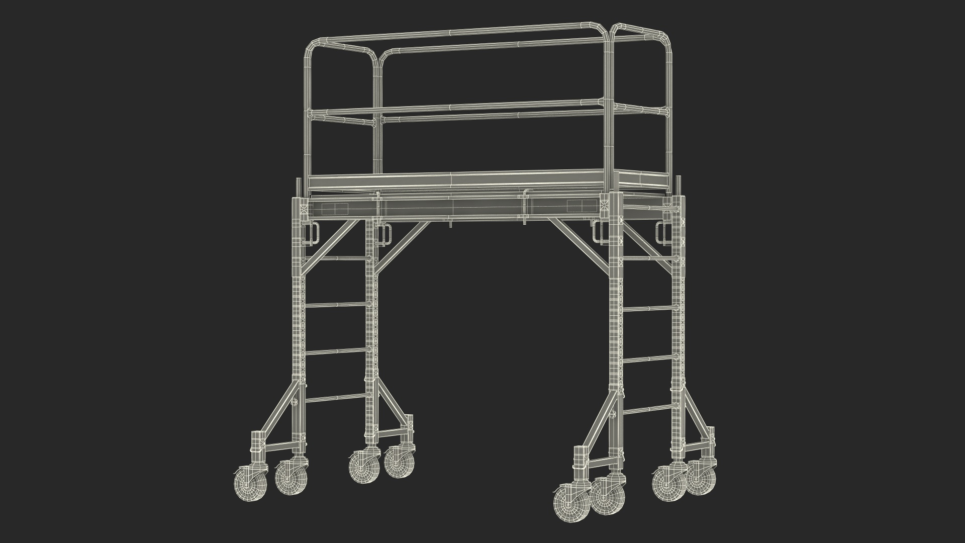 Aluminium Multi Purpose Scaffold 3D - TurboSquid 2128788