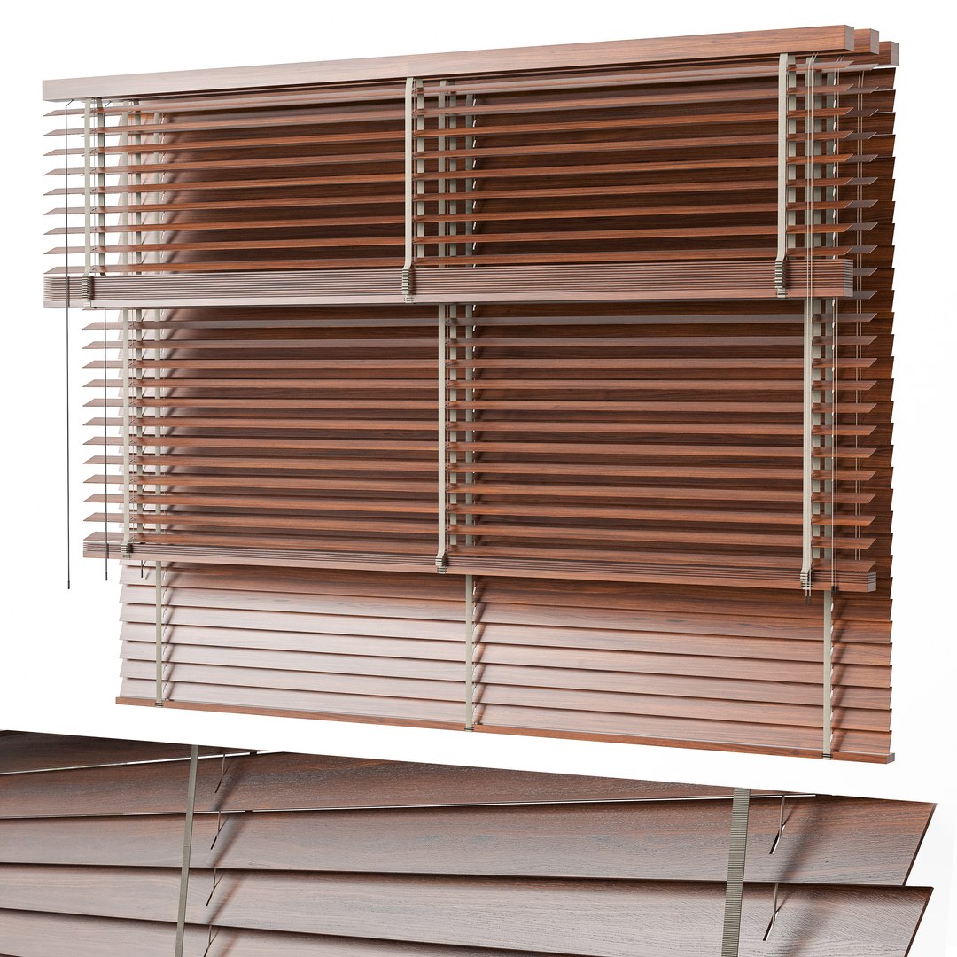 Wooden Blinds Set 11 3D Model - TurboSquid 2075709