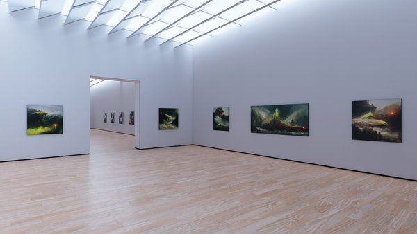 美術館 ギャラリー インテリア 323Dモデル - TurboSquid 1909131