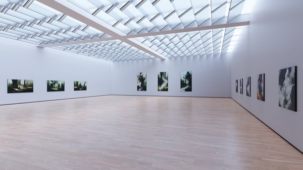 美術館 ギャラリー インテリア 323Dモデル - TurboSquid 1909131