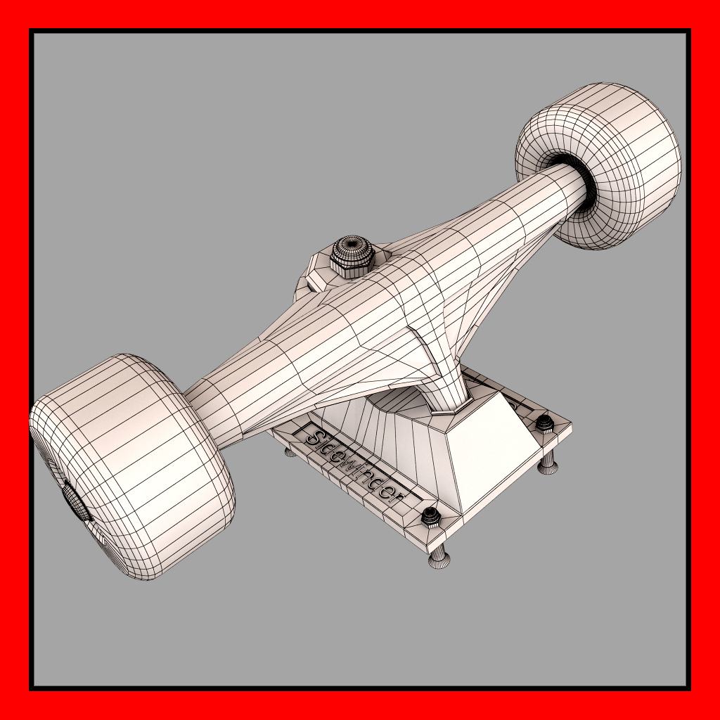 3d model skate skateboard board