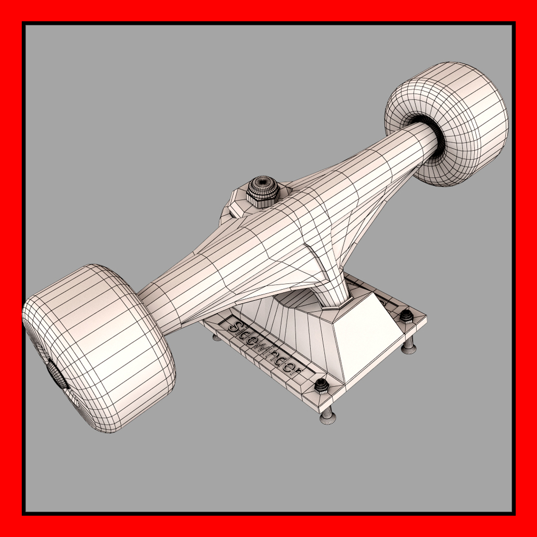 3d model skate skateboard board