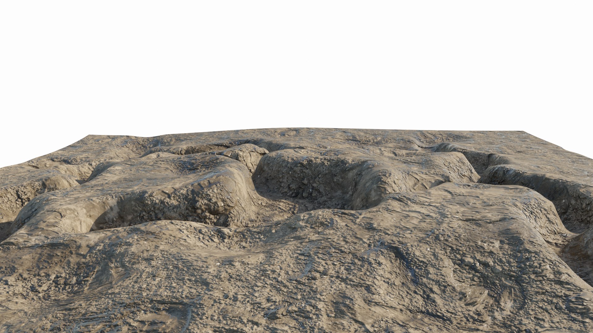 Abandoned Battlefield Low-poly 3D Model 3D Model - TurboSquid 2183090