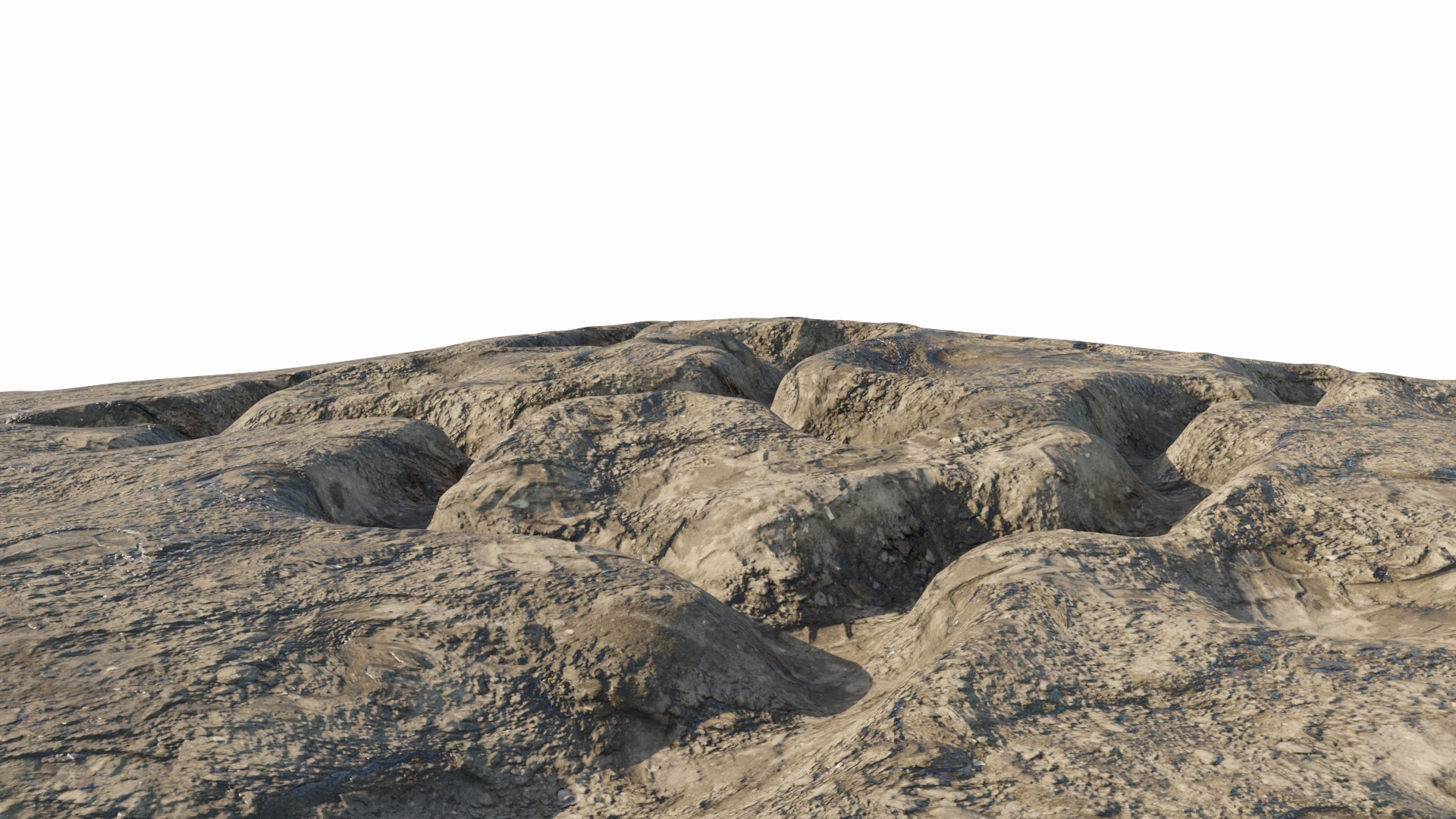 Abandoned Battlefield Low-poly 3D Model 3D Model - TurboSquid 2183090