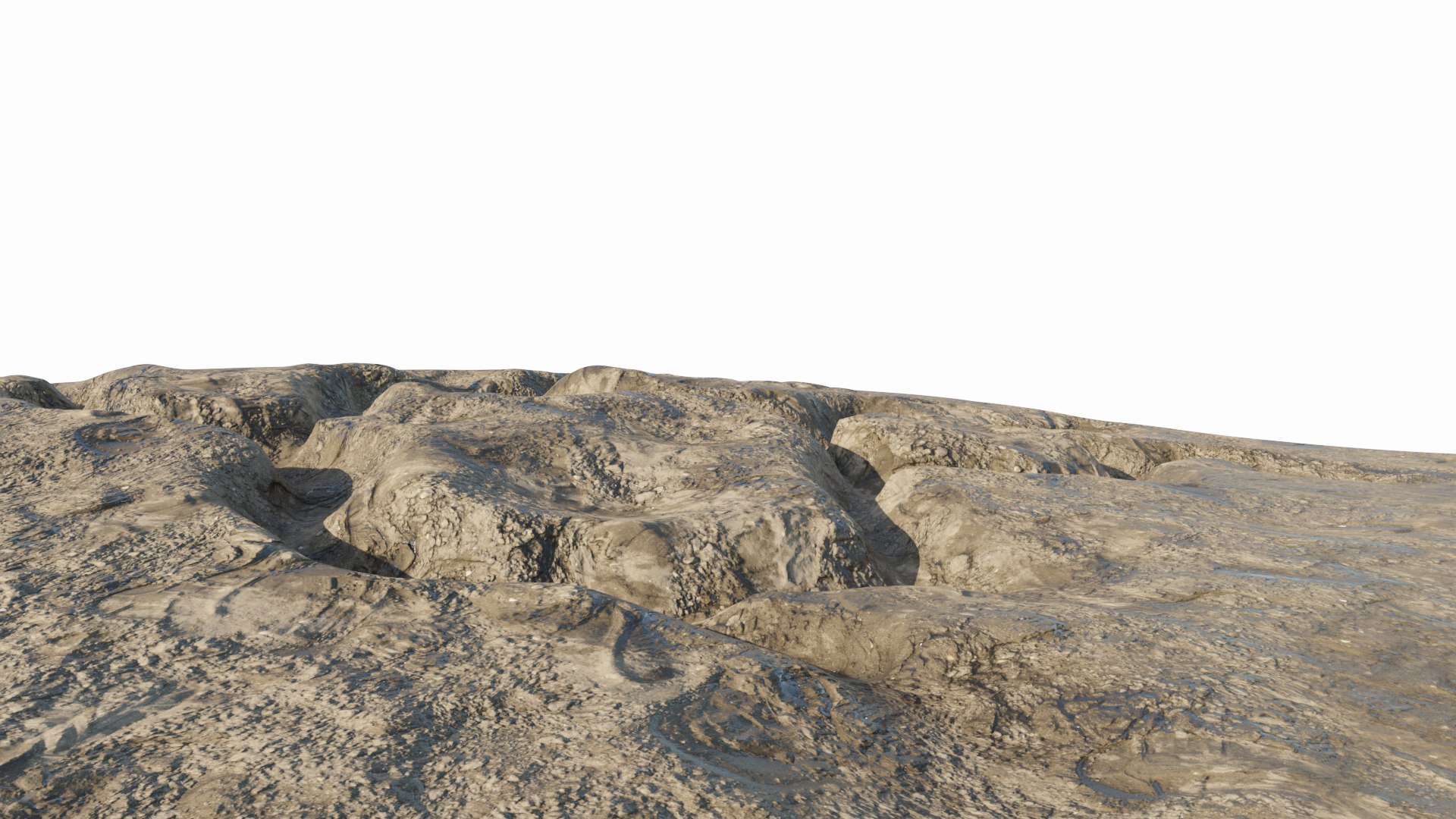 Abandoned Battlefield Low-poly 3D Model 3D Model - TurboSquid 2183090