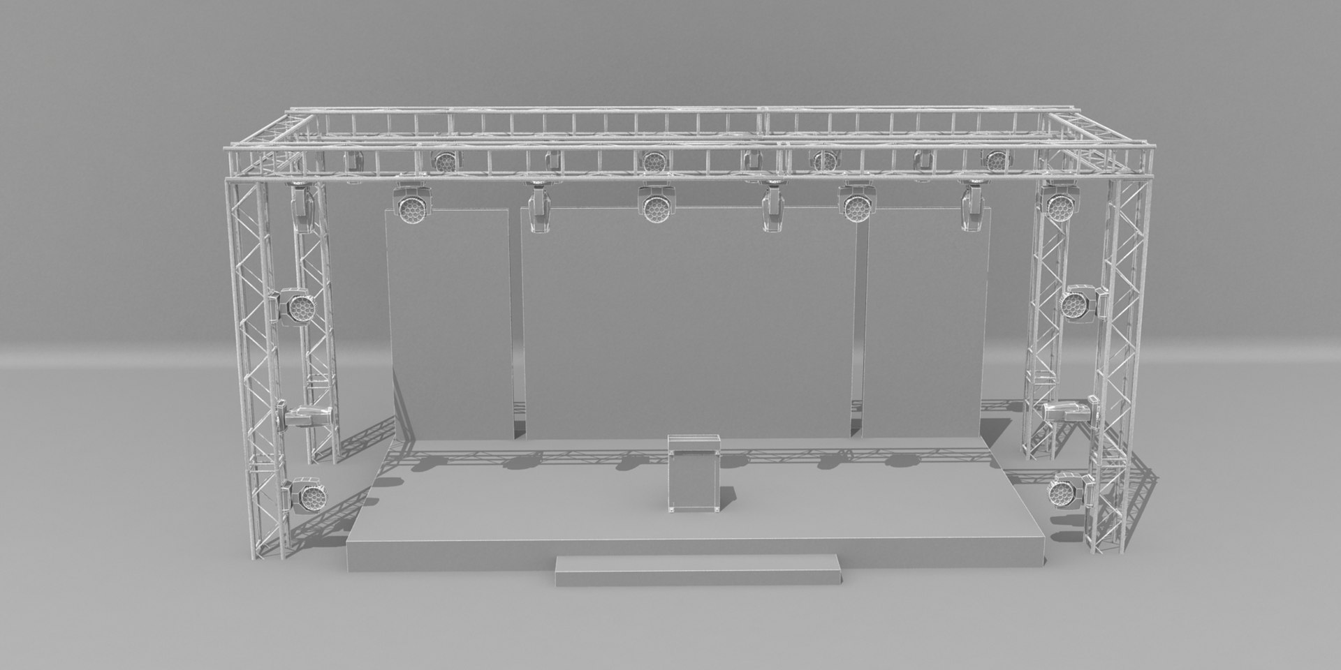 Stage Truss Model - TurboSquid 1535388