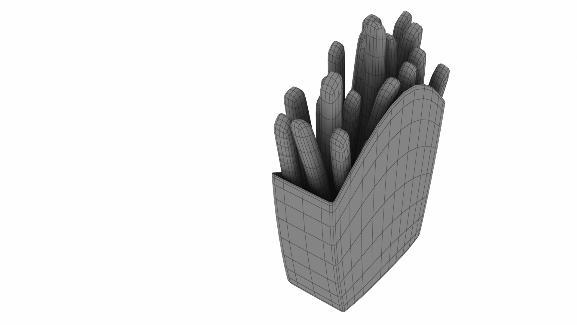 3D Fries Food Snack - TurboSquid 1678654