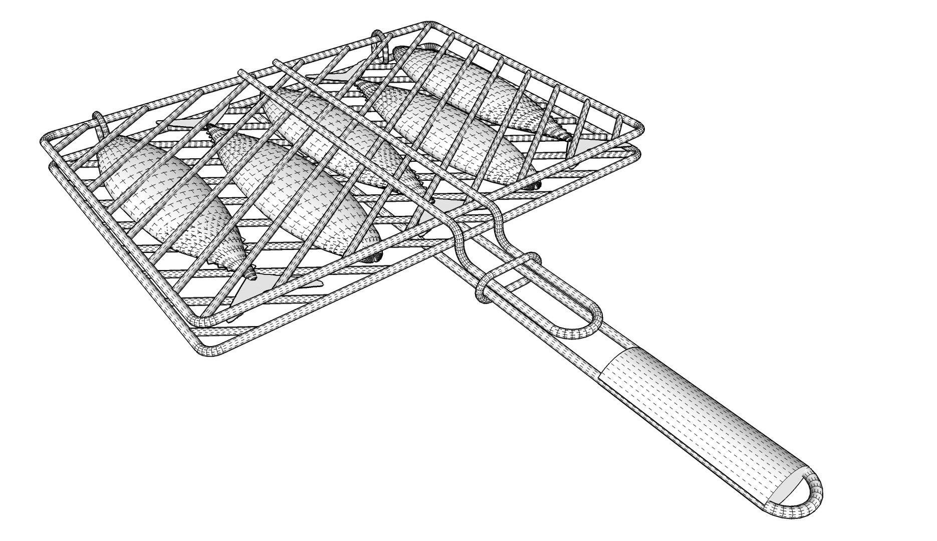 3D Fish Barbecue Grill1 - TurboSquid 1948987