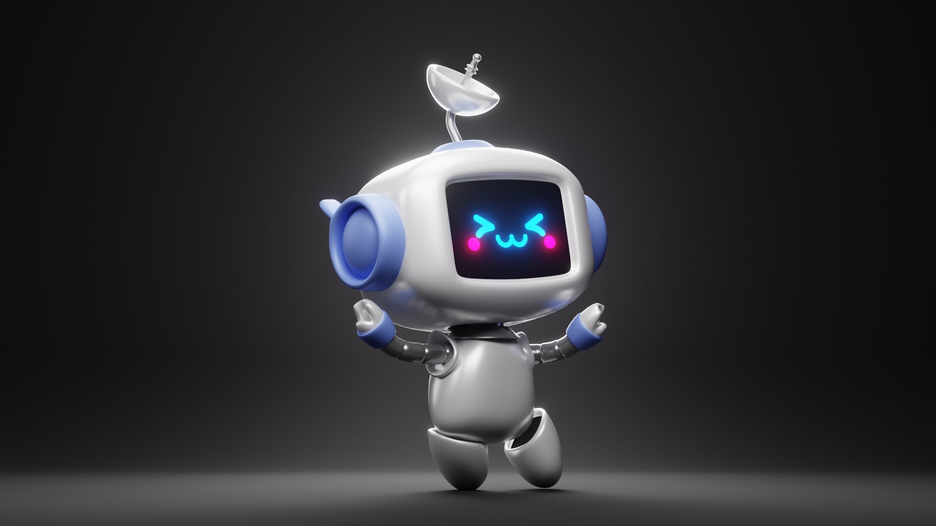 Cartoon Robot Model - TurboSquid 2257420