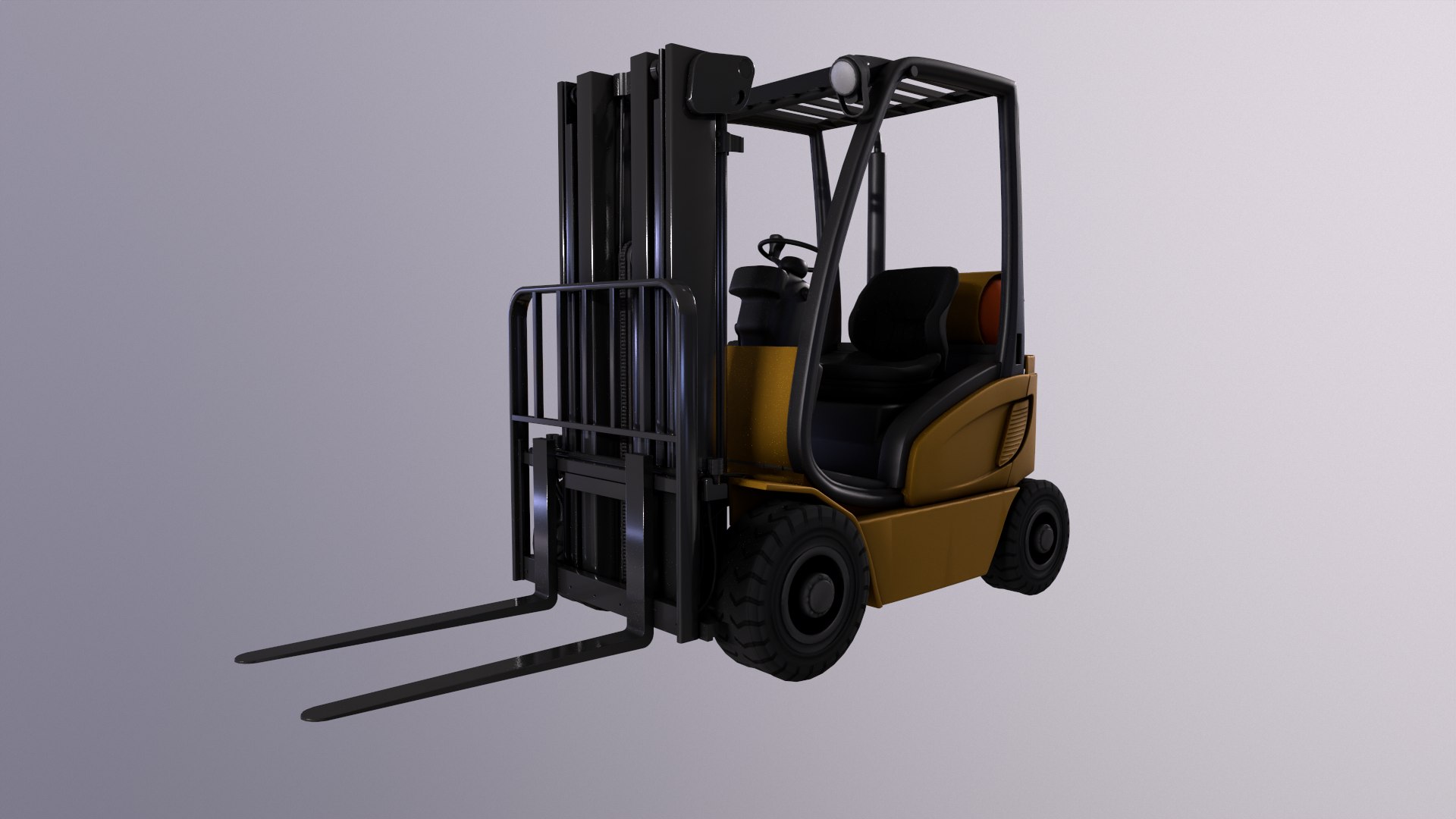 Forklift 3D Model - TurboSquid 1983076