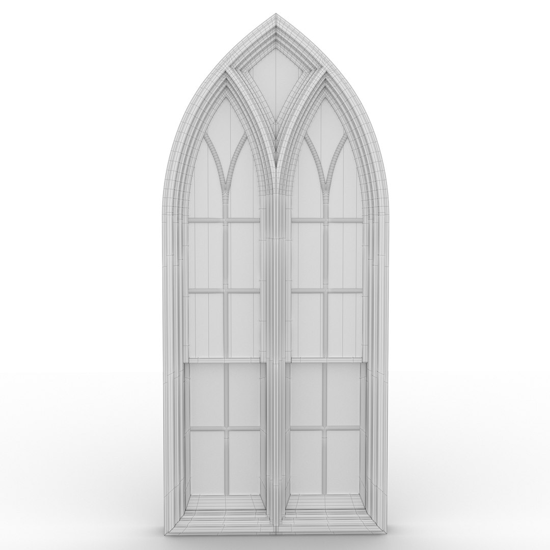 Castle Window 3D Model - TurboSquid 1743528