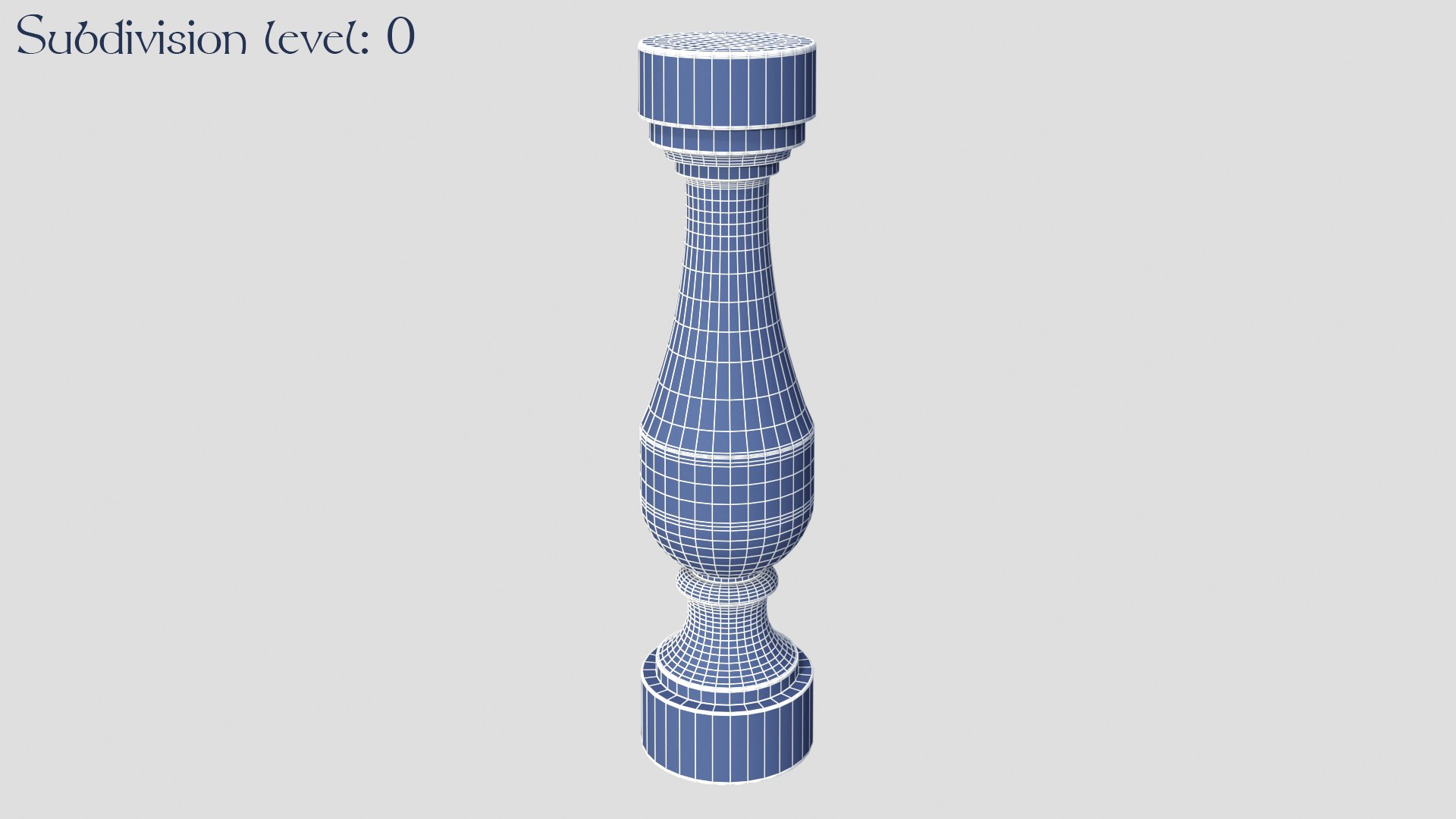 Stone Simple Baluster 3D - TurboSquid 1872057