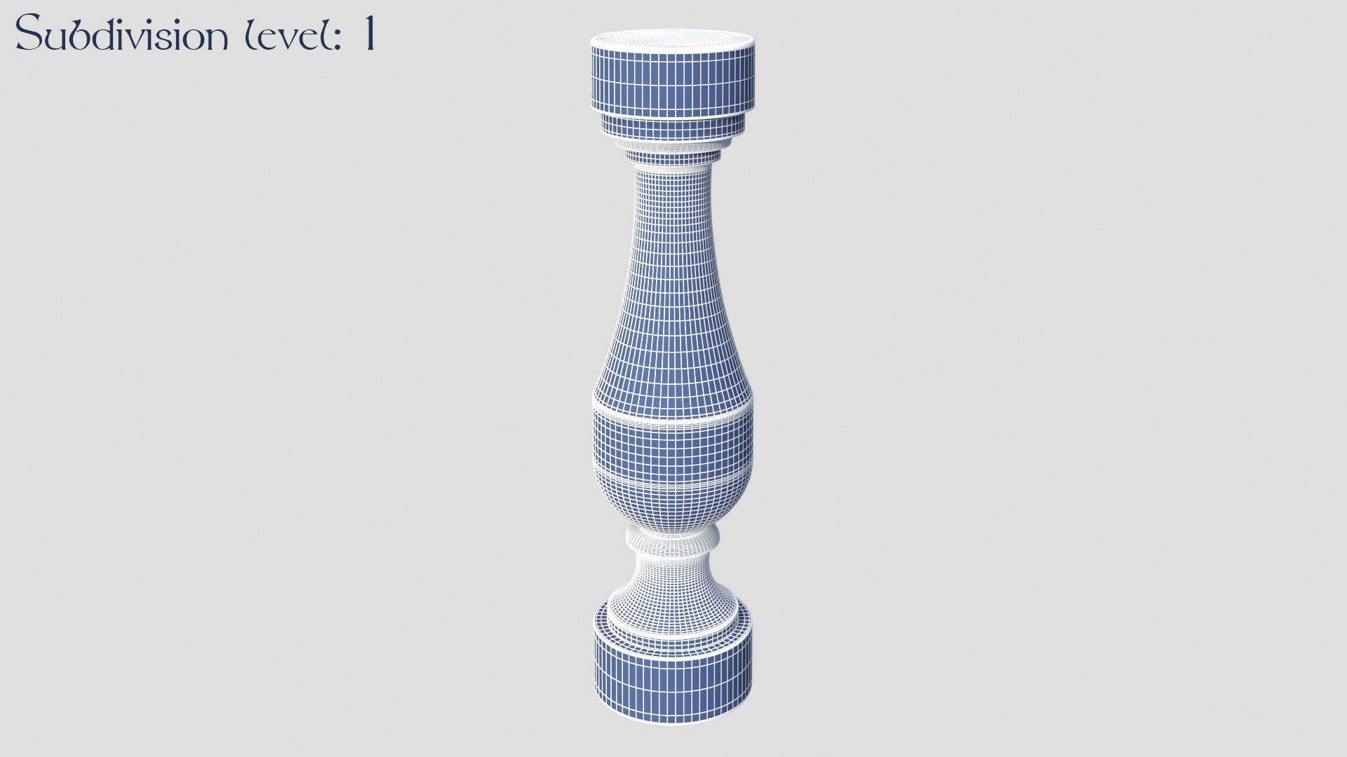 Stone Simple Baluster 3D - TurboSquid 1872057