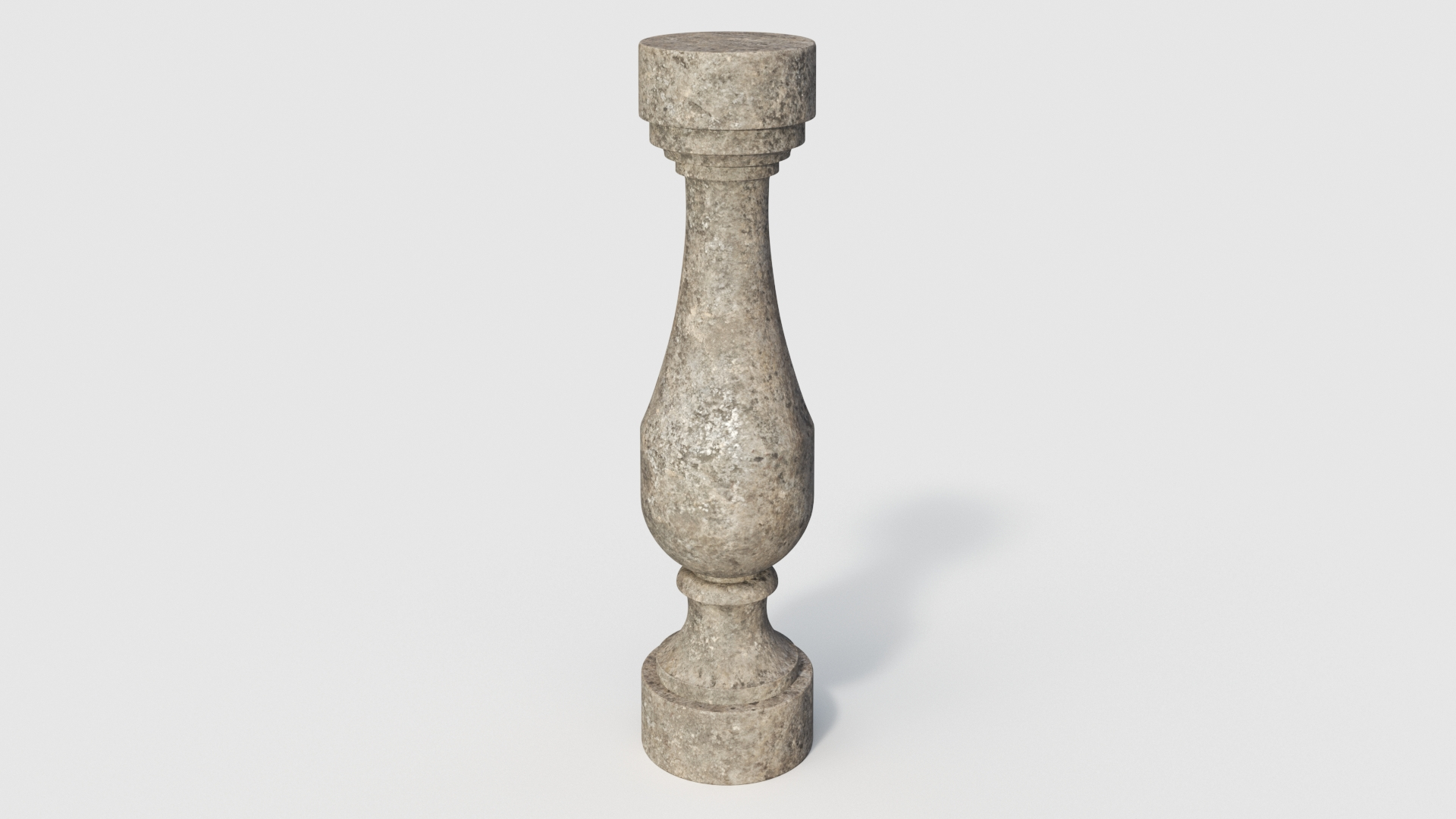 Stone Simple Baluster 3D - TurboSquid 1872057