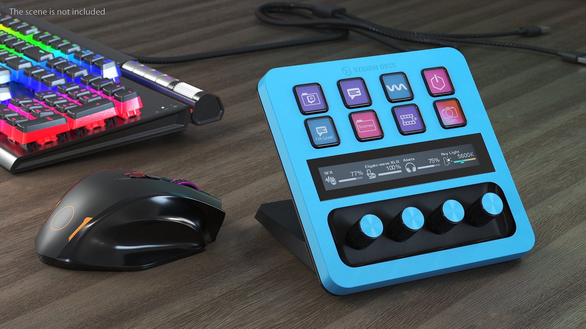 Elgato Stream Deck Blue Model - TurboSquid 2270207