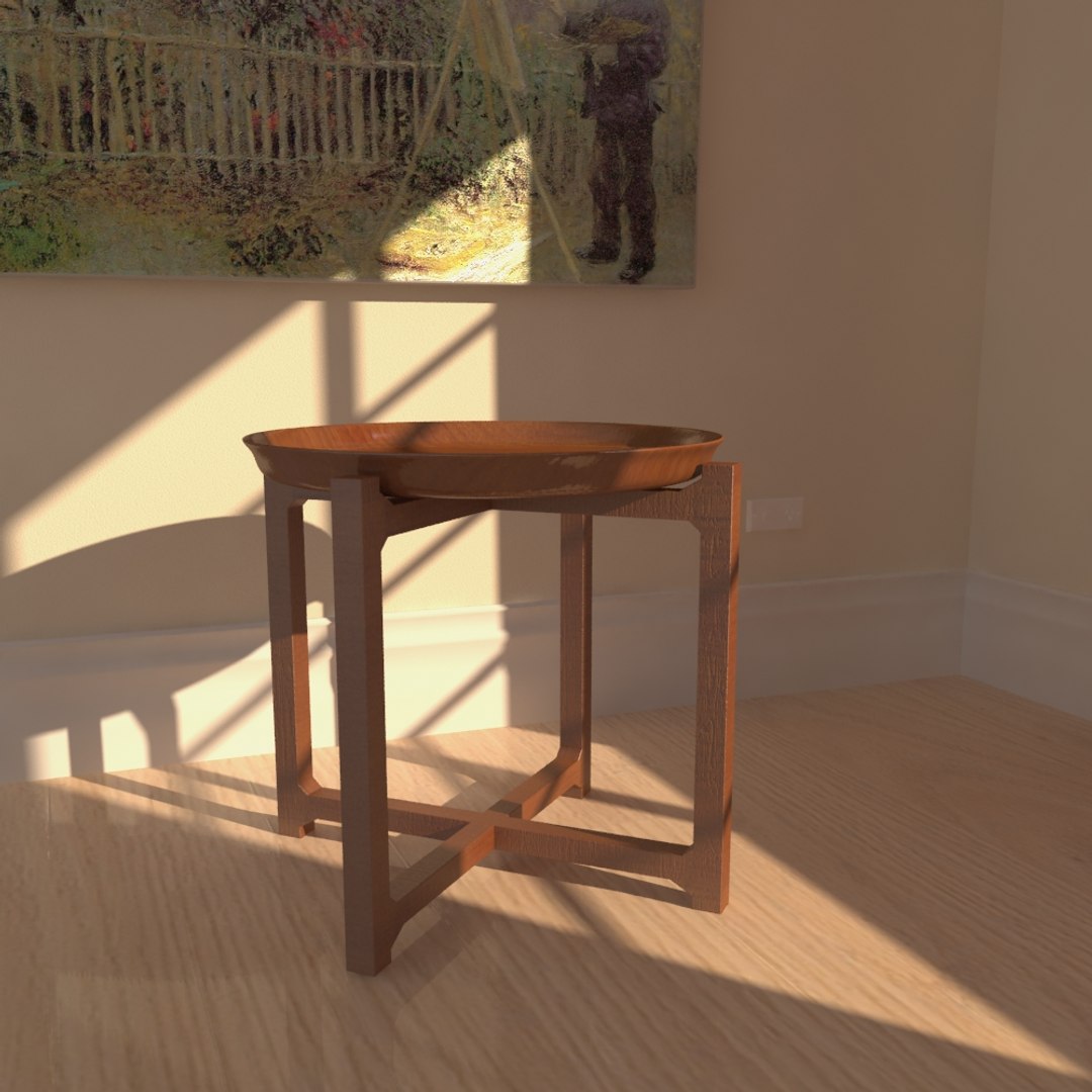 Table Architectural Design 3d 3ds